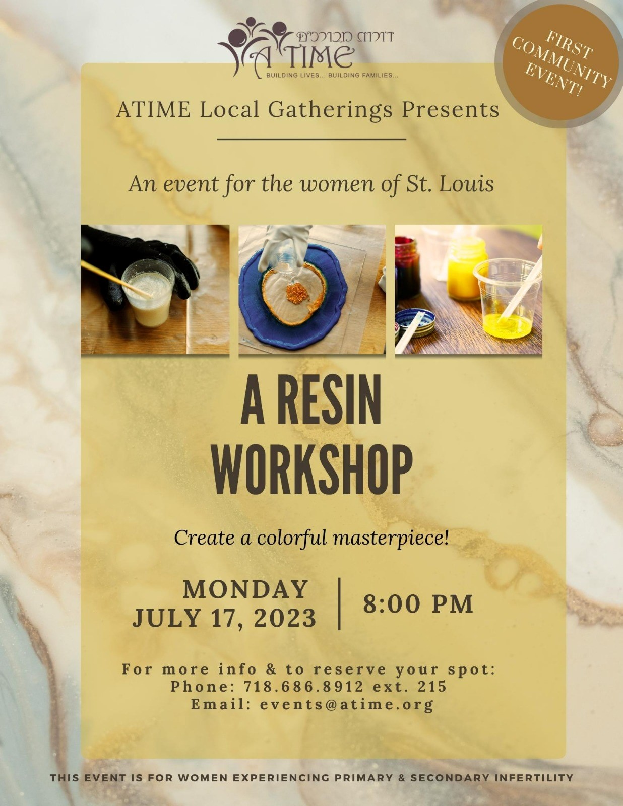 ATIME Local Gatherings: St. Louis Resin Workshop (for primary ...